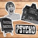 Psycho Movie Glossy Vinyl Sticker Set or Matte Sticker Set - Etsy
