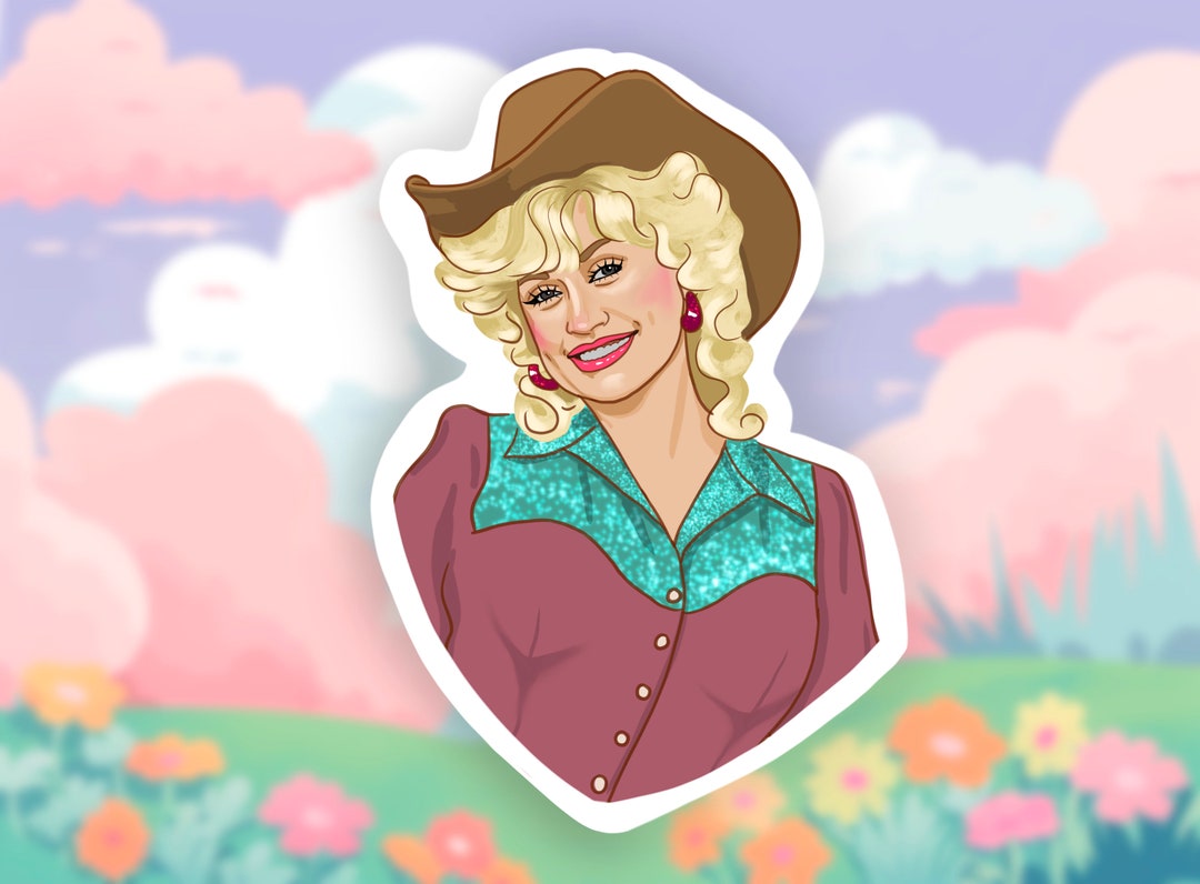 Dolly Parton Sticker, Holographic, Matte, Glossy, Sticker, Gift - Etsy