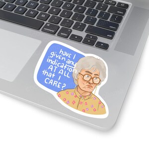 Golden Girls Sophia Sticker, Holographic, Matte, Glossy, Sticker, Gift ...