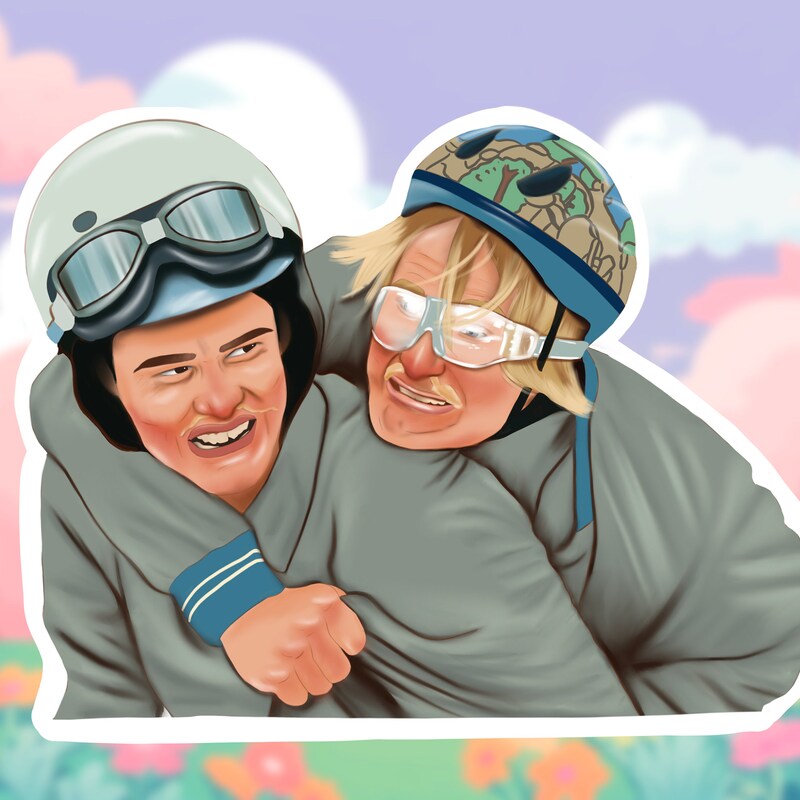 Dumb and Dumber Stickers - Etsy