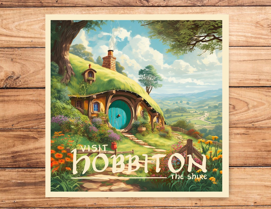 Lord of the Rings Sticker, Hobbiton, Laptop Sticker, Decal, Stickers ...