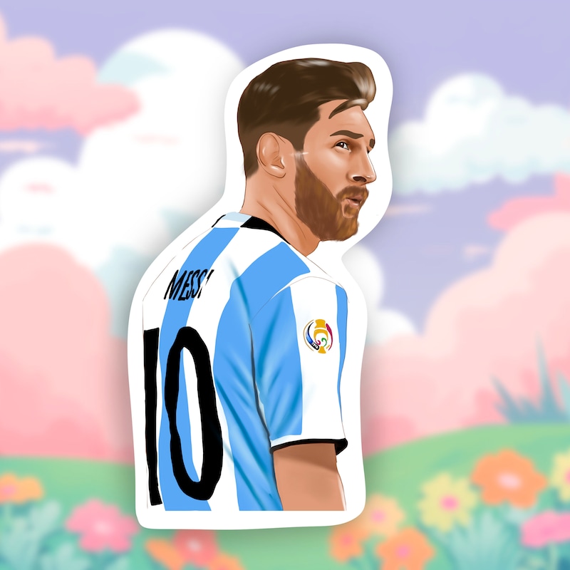 Messi sticker - Etsy México