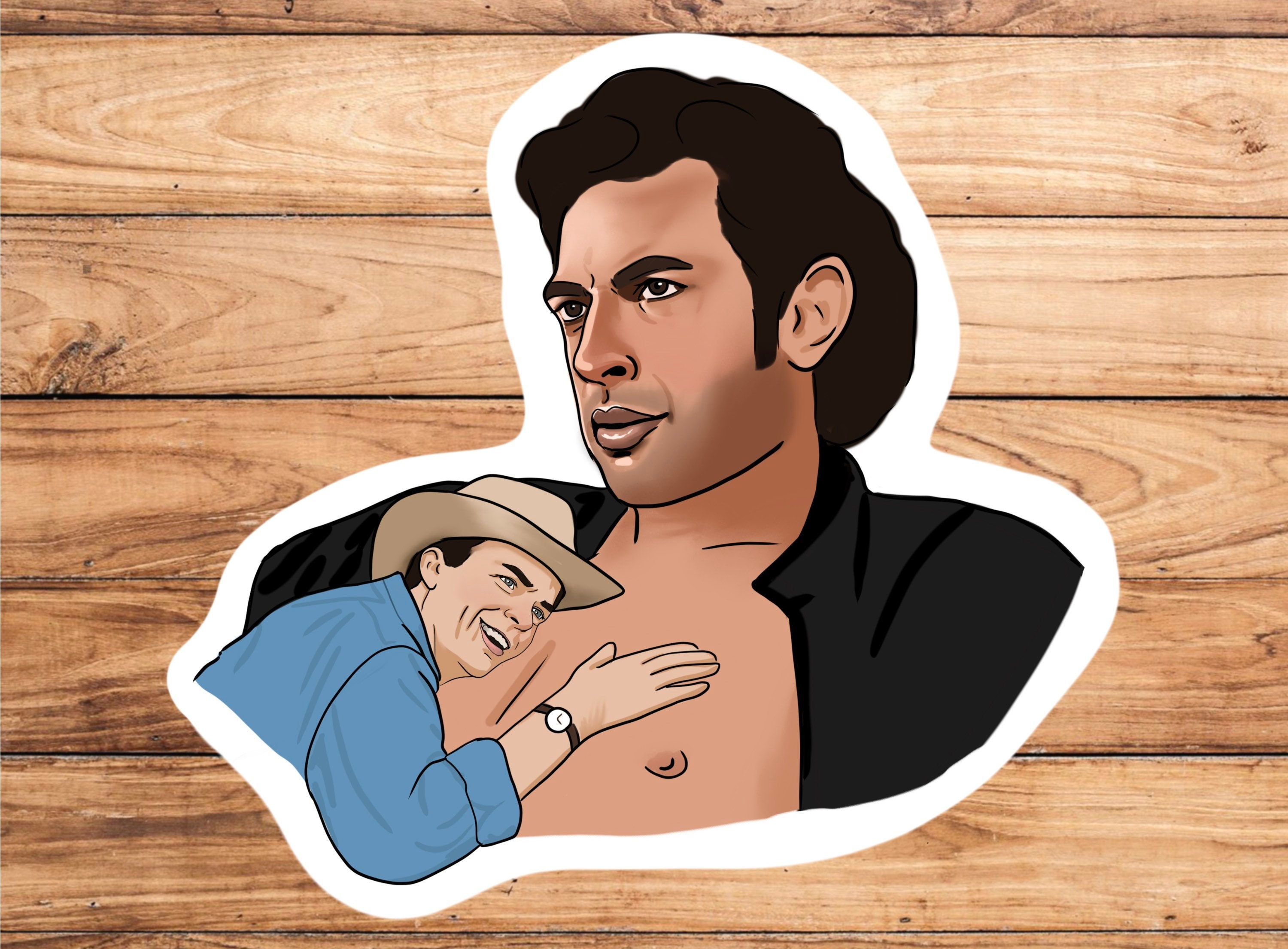 Jeff Goldblum Meme Sticker Laptop Sticker Glossy Vinyl - Etsy