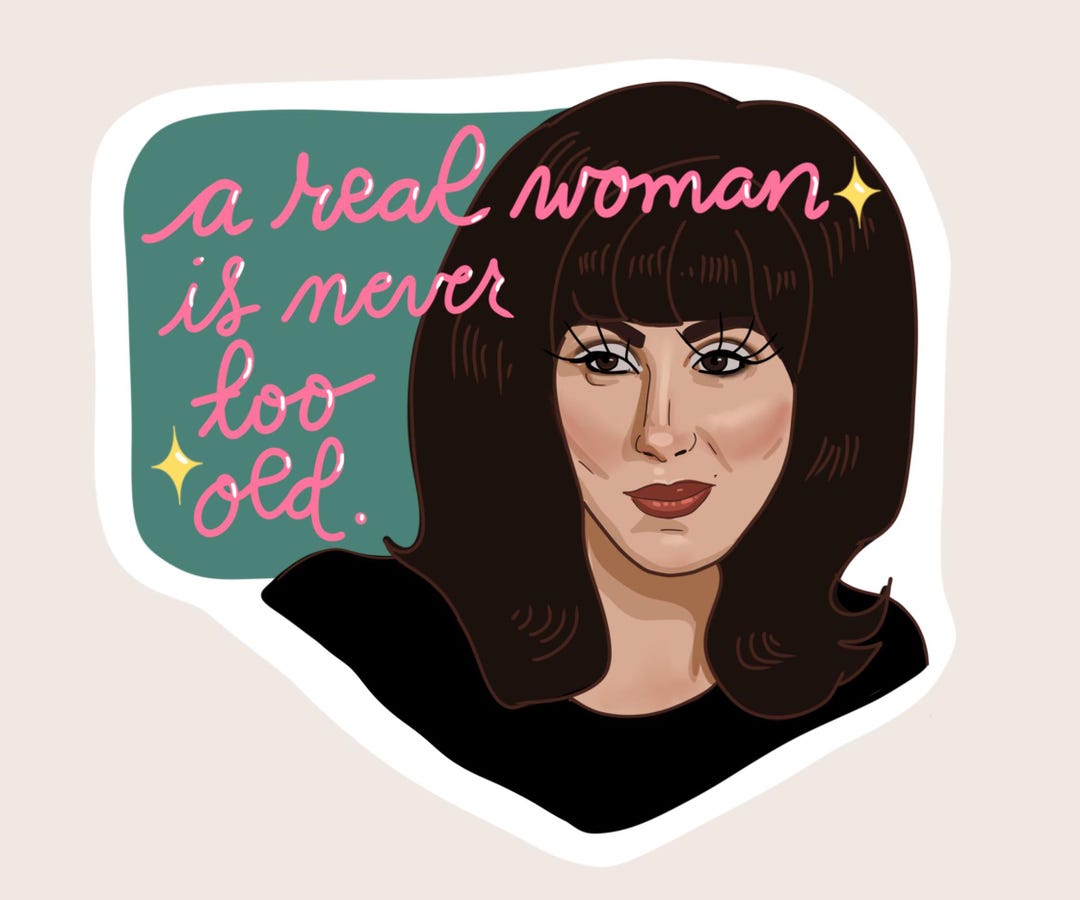 Cher Sticker, Mermaids Movie Sticker, Holographic, Glossy, Matte ...