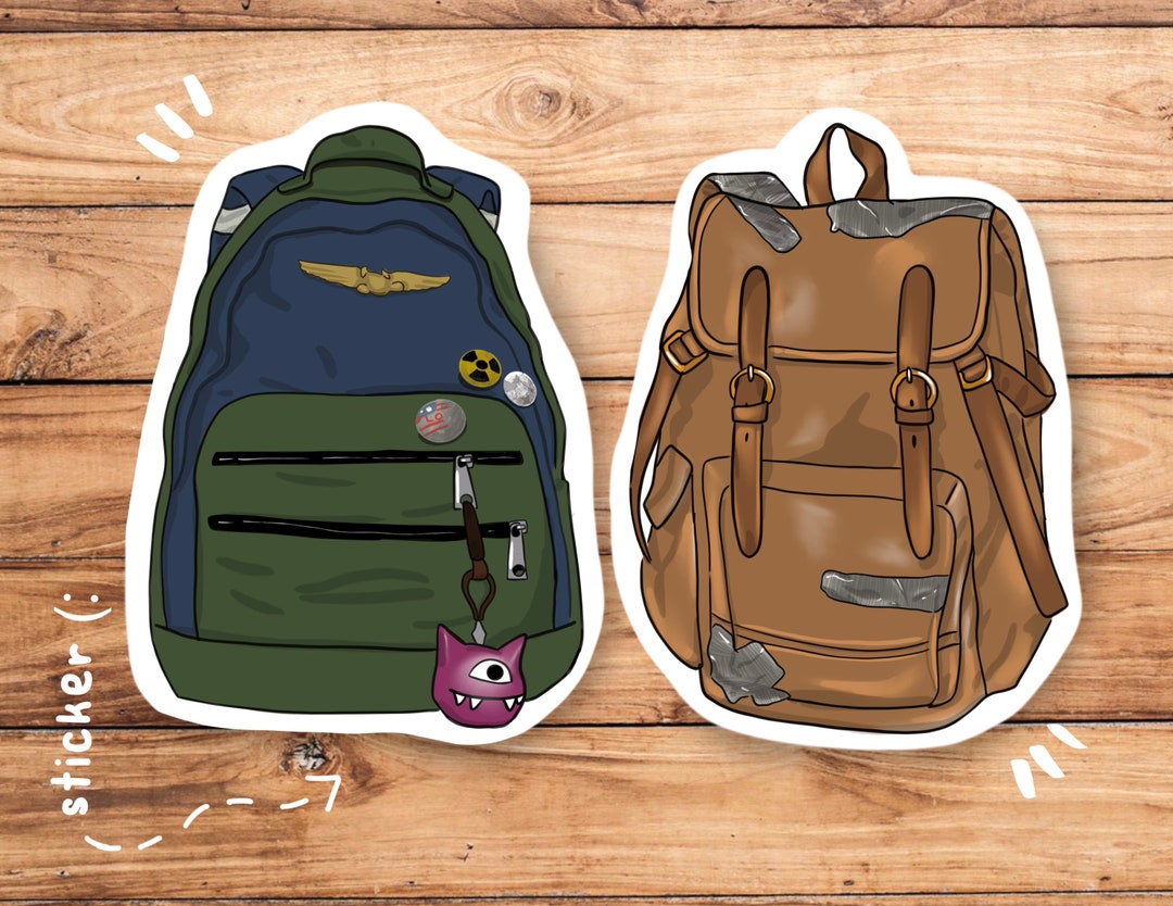 Ellie Backpack, Joel Backpack Sticker Set - Etsy