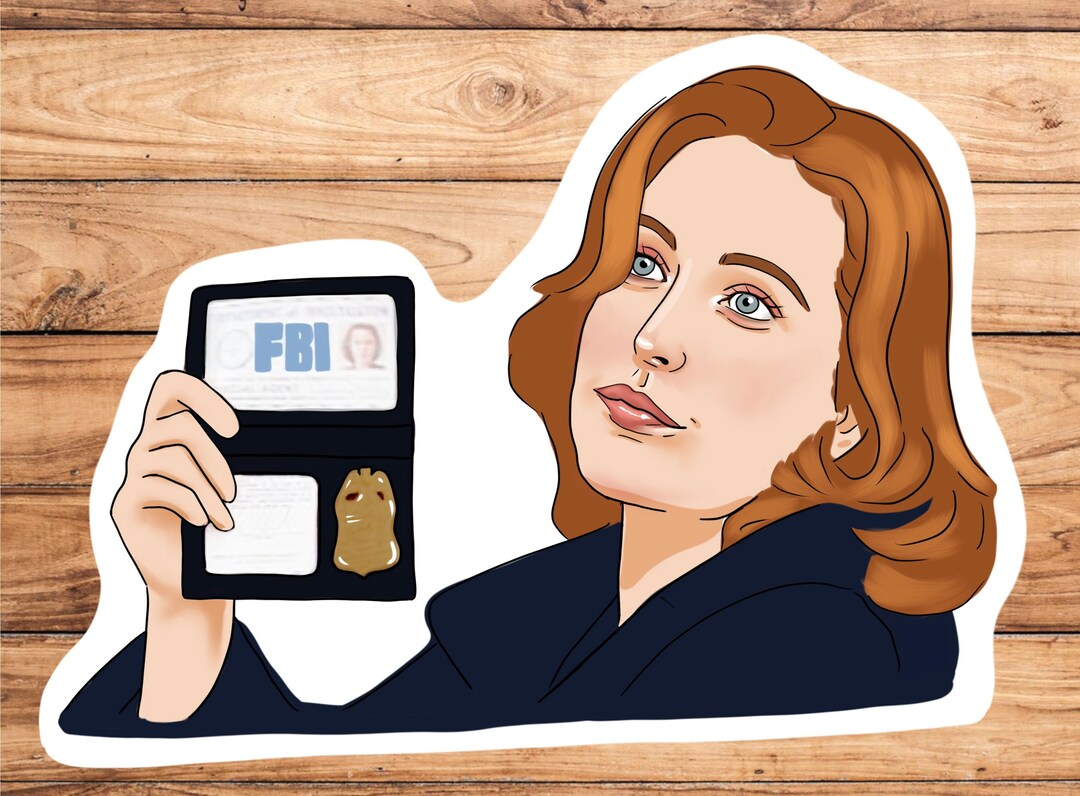 Dana Scully Sticker, Laptop Sticker - Etsy