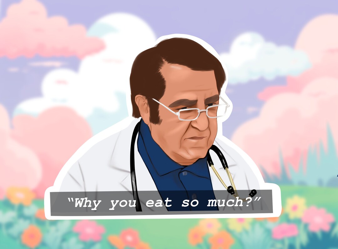 Dr Now Sticker, Funny Sticker, Gift, Diet Sticker, Meme, Water Bottle ...