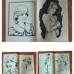 Vintage Princess Diana Colouring Book Unused Royalty - Etsy