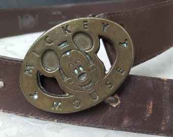 Vintage Mickey Belt - Etsy
