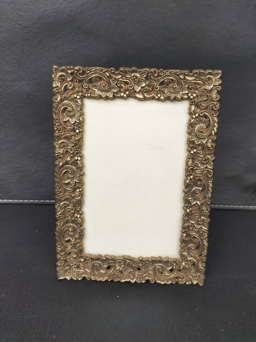 Vintage Bronze Coloured Ornate Photo Frame - Etsy