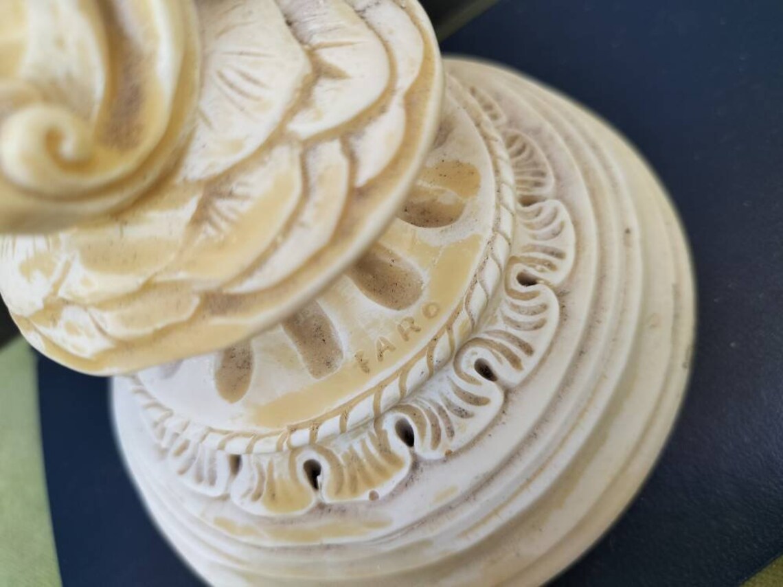 Vintage Alabaster Cherub Angel Tea Light Candle Holder - Etsy