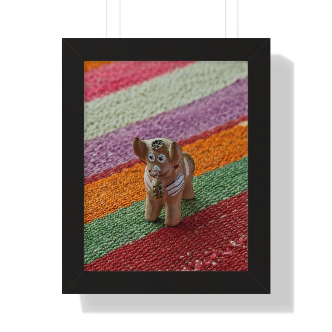 Traditional Art, Clay Bull Craft Frame, Inca Weaving Frame , Cusco ...