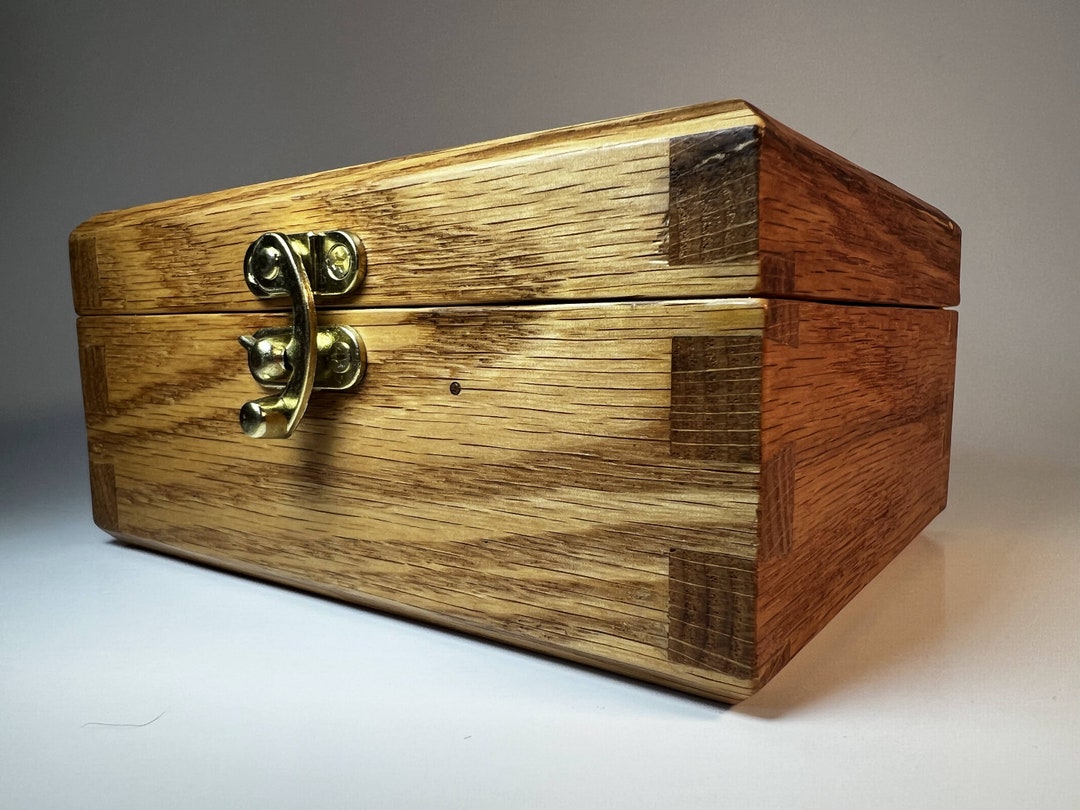 Wooden Box (solid Oak) - Etsy