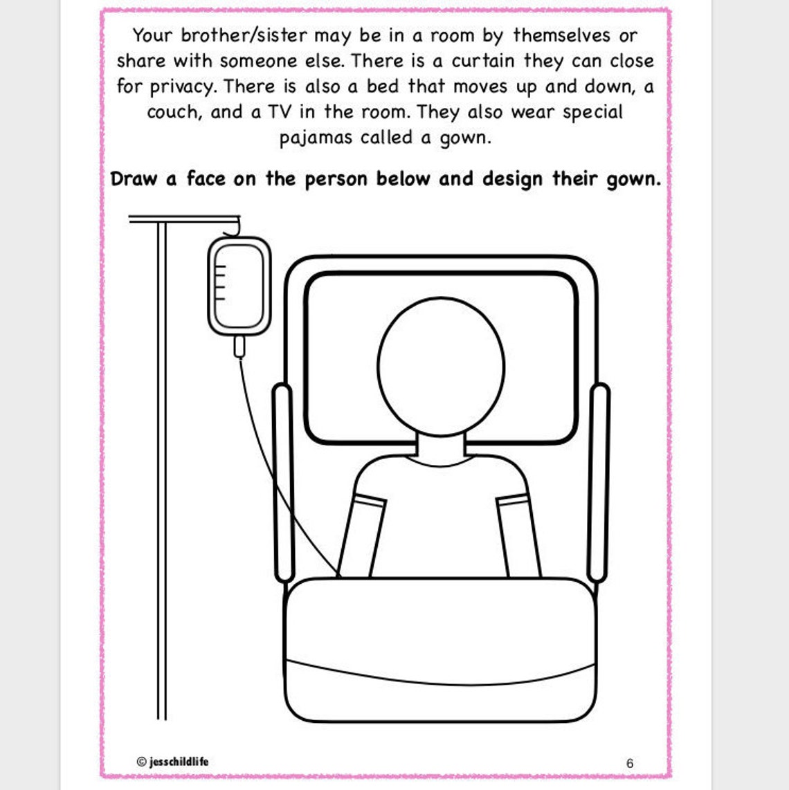 When Your Sibling is in the Hospital - Etsy