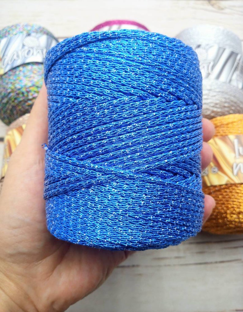 Macrame Metallic Cord 3 Mm Maccaroni Luna Lurex Cord 3 Mm - Etsy
