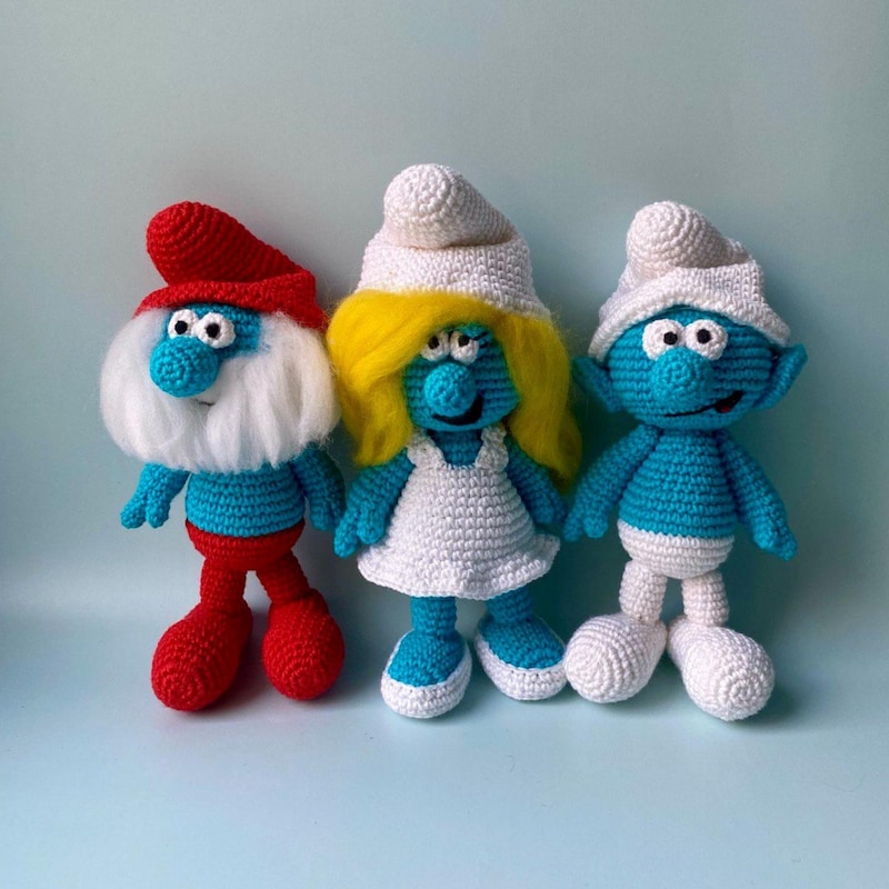 Smurf Crochet Pattern - Etsy