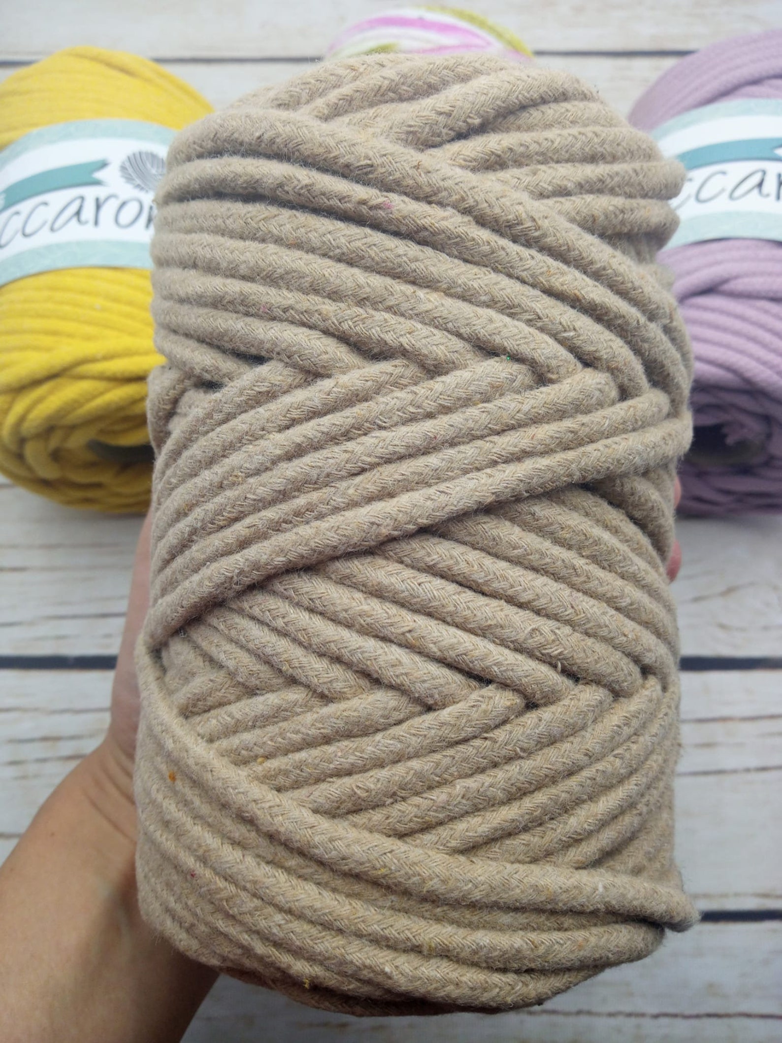 Maccaroni Tress 6 Mm Rope Yarn 6 Mm Macrame Rope Cord for - Etsy