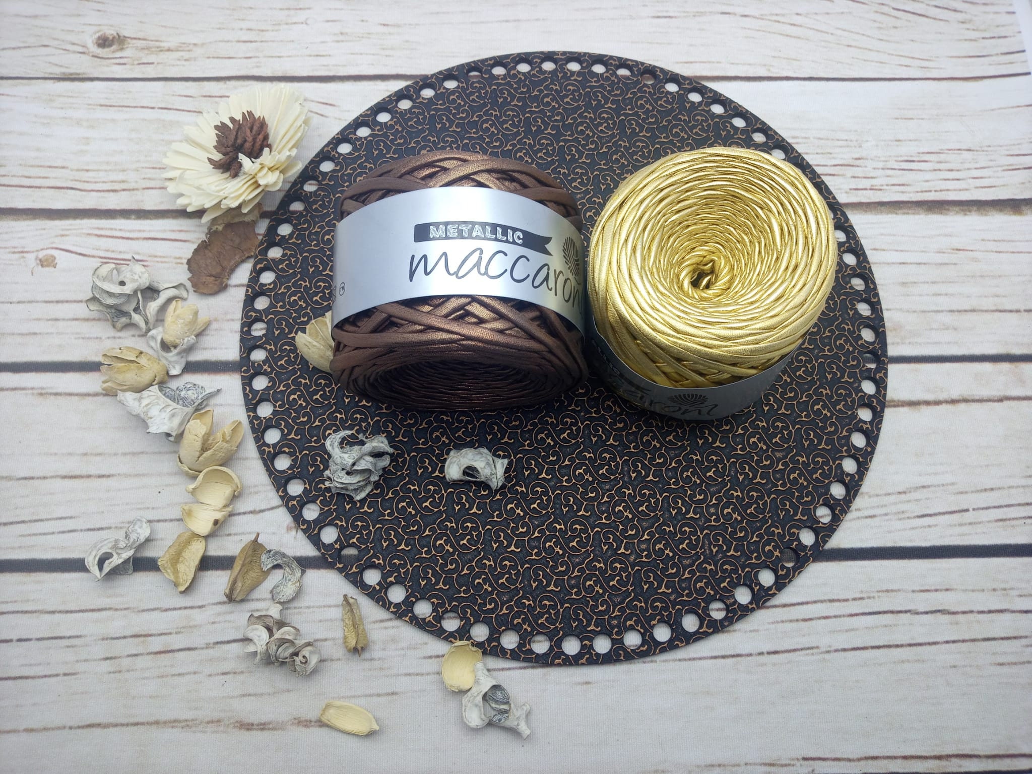 Metallic Yarn Gold Metallic Yarn Glossing Yarn Maccaroni Yarn Crochet ...