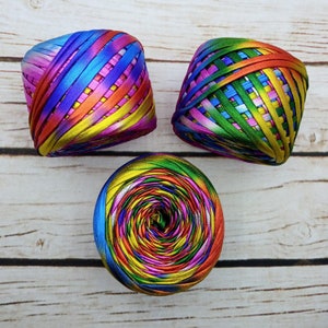 Metallic Yarn Glossing Yarn Maccaroni Yarn Crochet Metallic Yarn