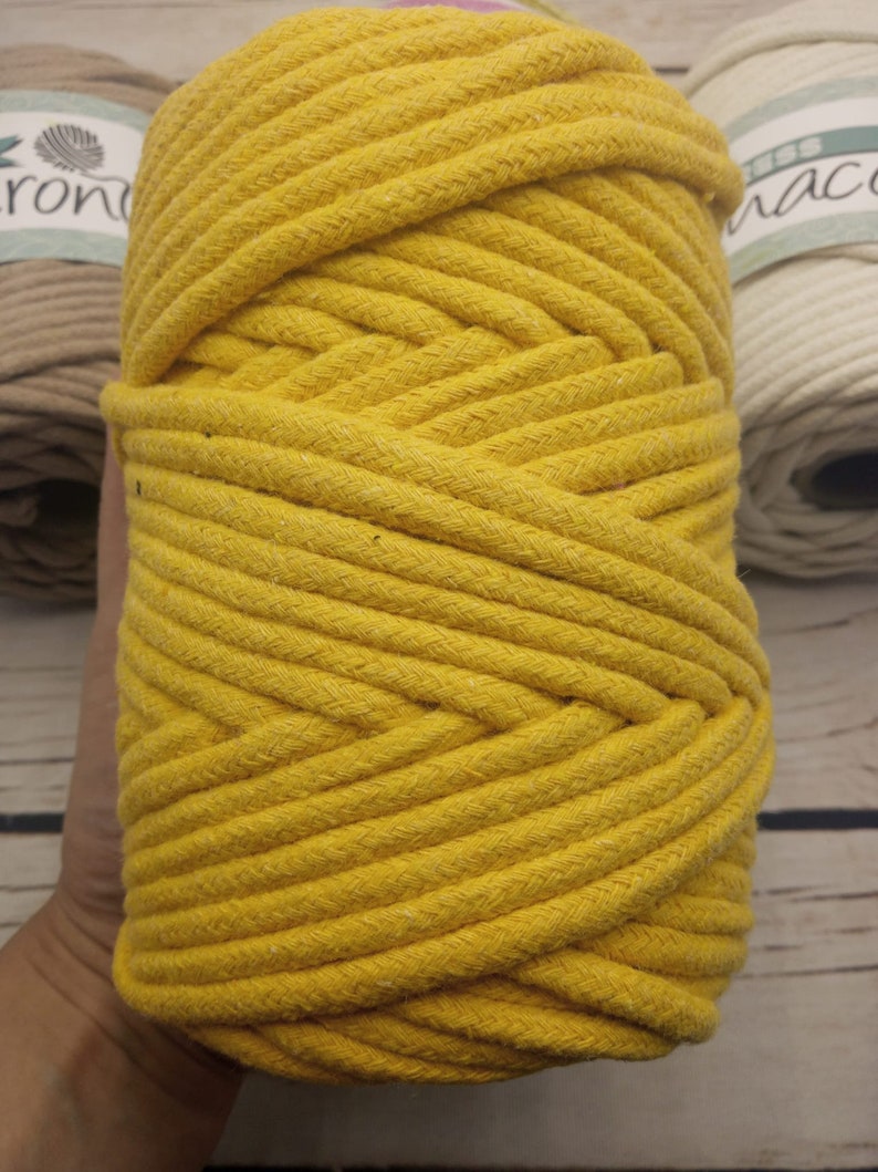Maccaroni Tress 6 Mm Rope Yarn 6 Mm Macrame Rope Cord for - Etsy