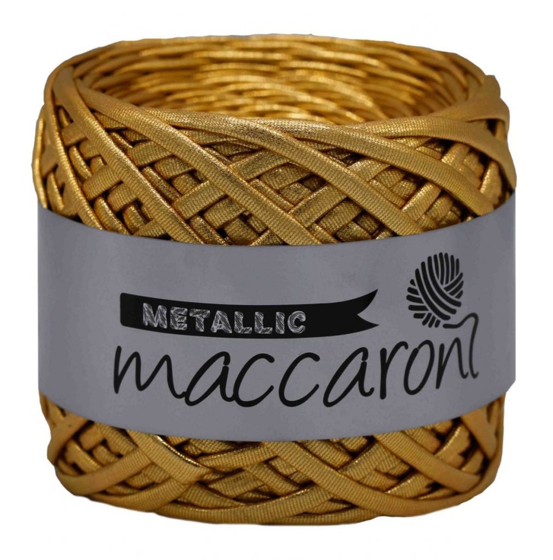 Metallic Yarn Gold Metallic Yarn Glossing Yarn Maccaroni Yarn Crochet ...