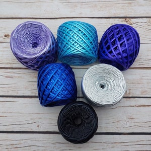 Metallic Yarn Glossing Yarn Maccaroni Yarn Lilac Metallic Yarn Metallic ...