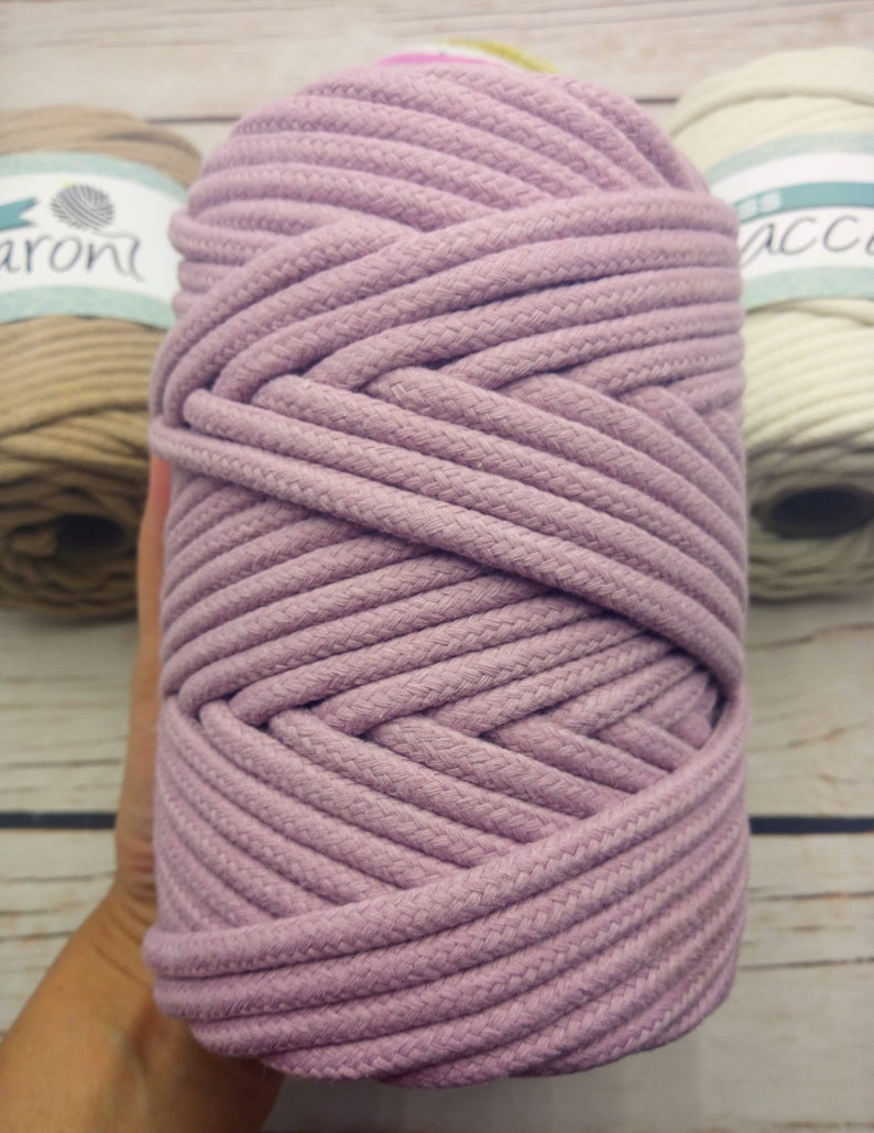 Maccaroni Tress, 6 Mm Rope Yarn, 6 Mm Macrame Rope, Cord for Sewing ...