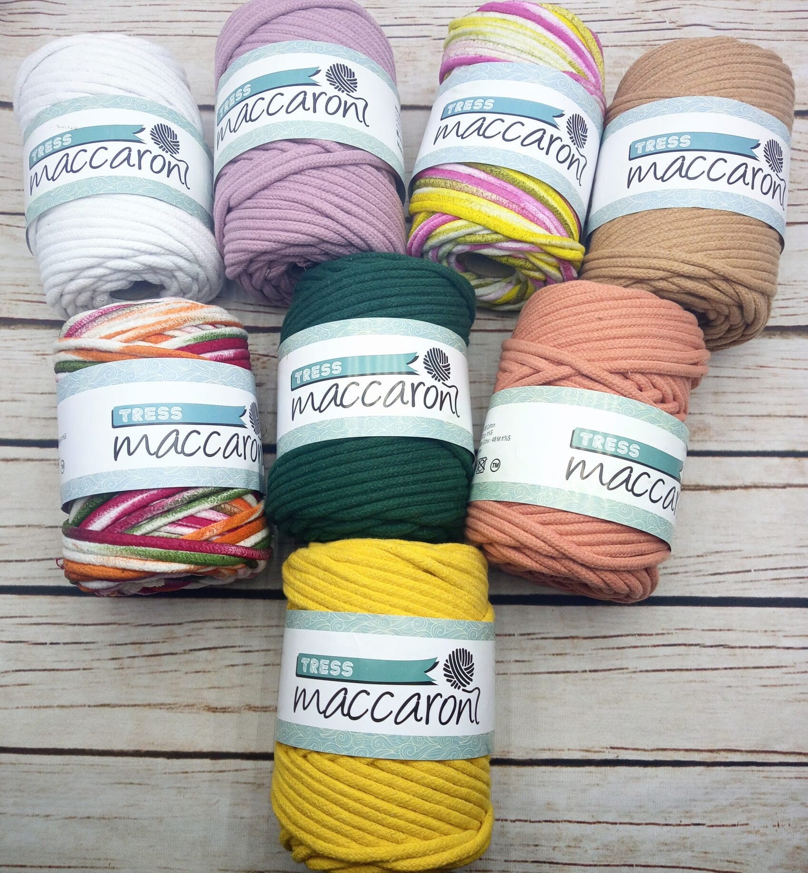 Maccaroni Tress, 6 Mm Rope Yarn, 6 Mm Macrame Rope, Cord for Sewing ...