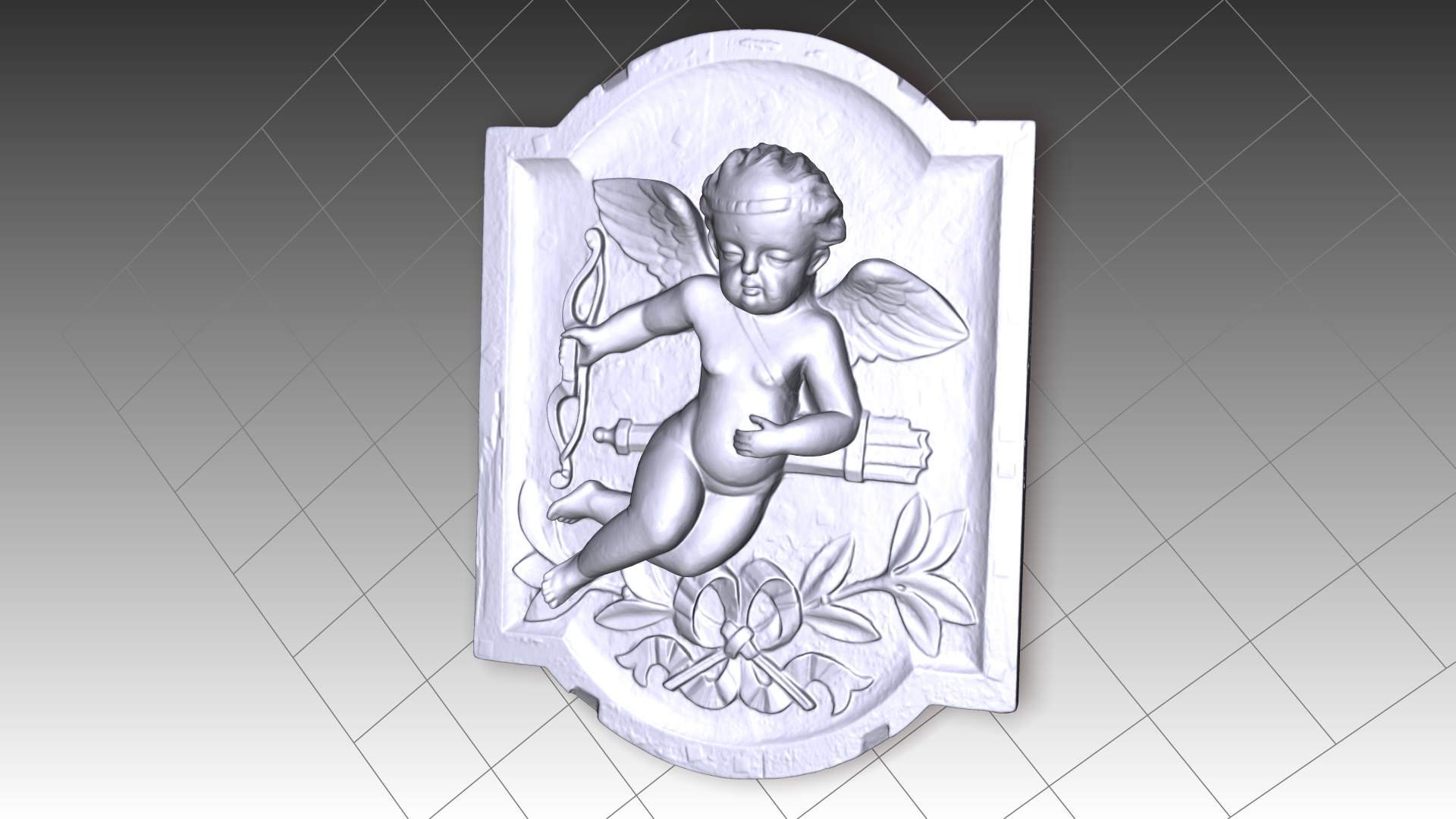 3d Printing File Angel With Wings Etsy
