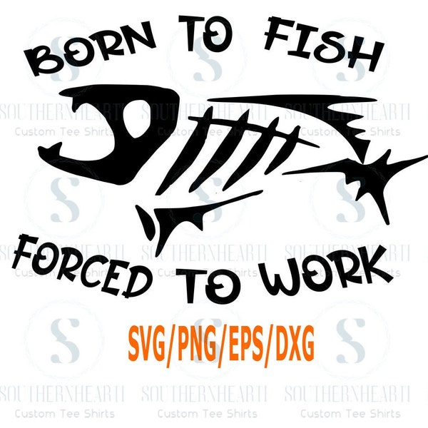 Born to Fish - Etsy