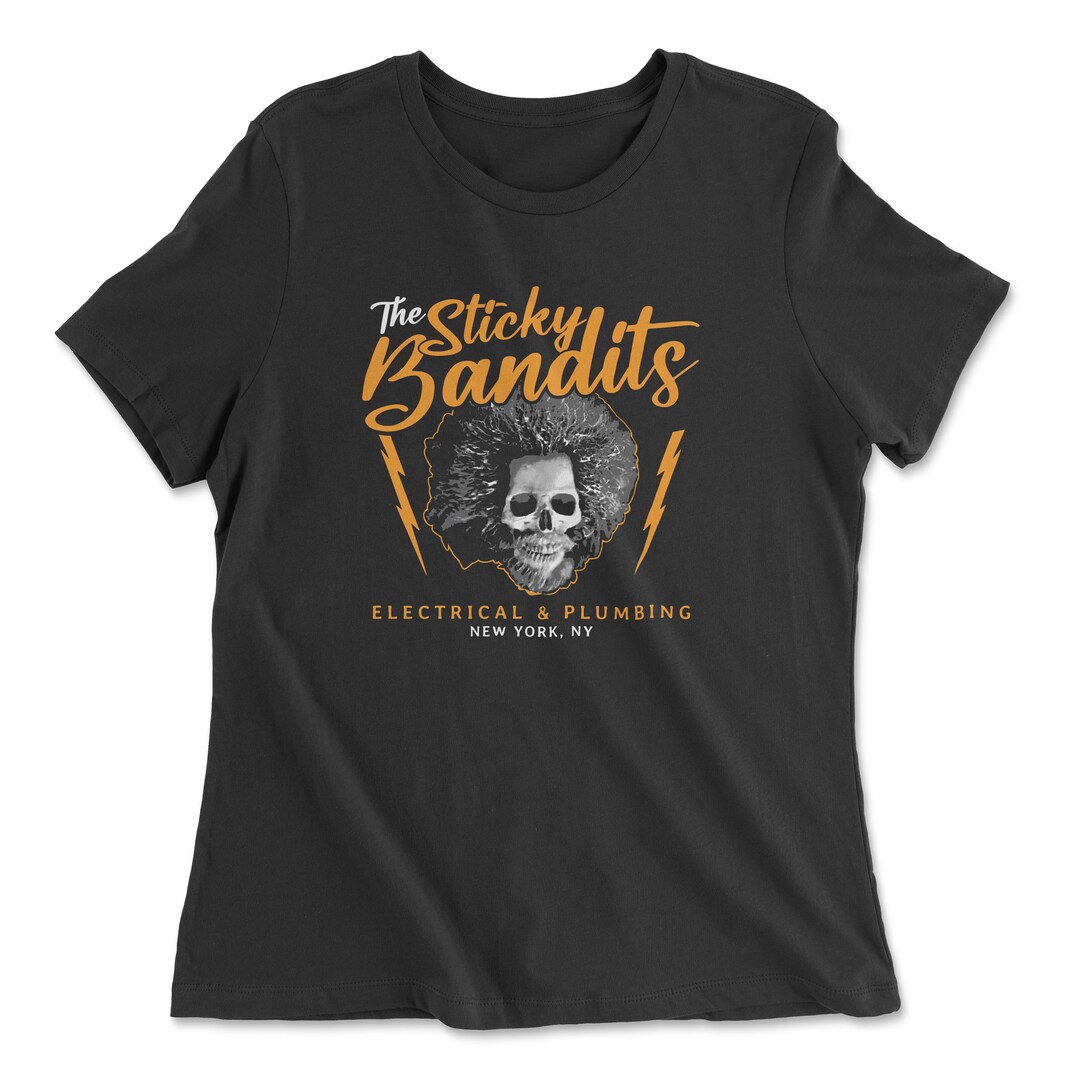 THE STICKY BANDITS Shirt Women's Relaxed Jersey Tee - Etsy