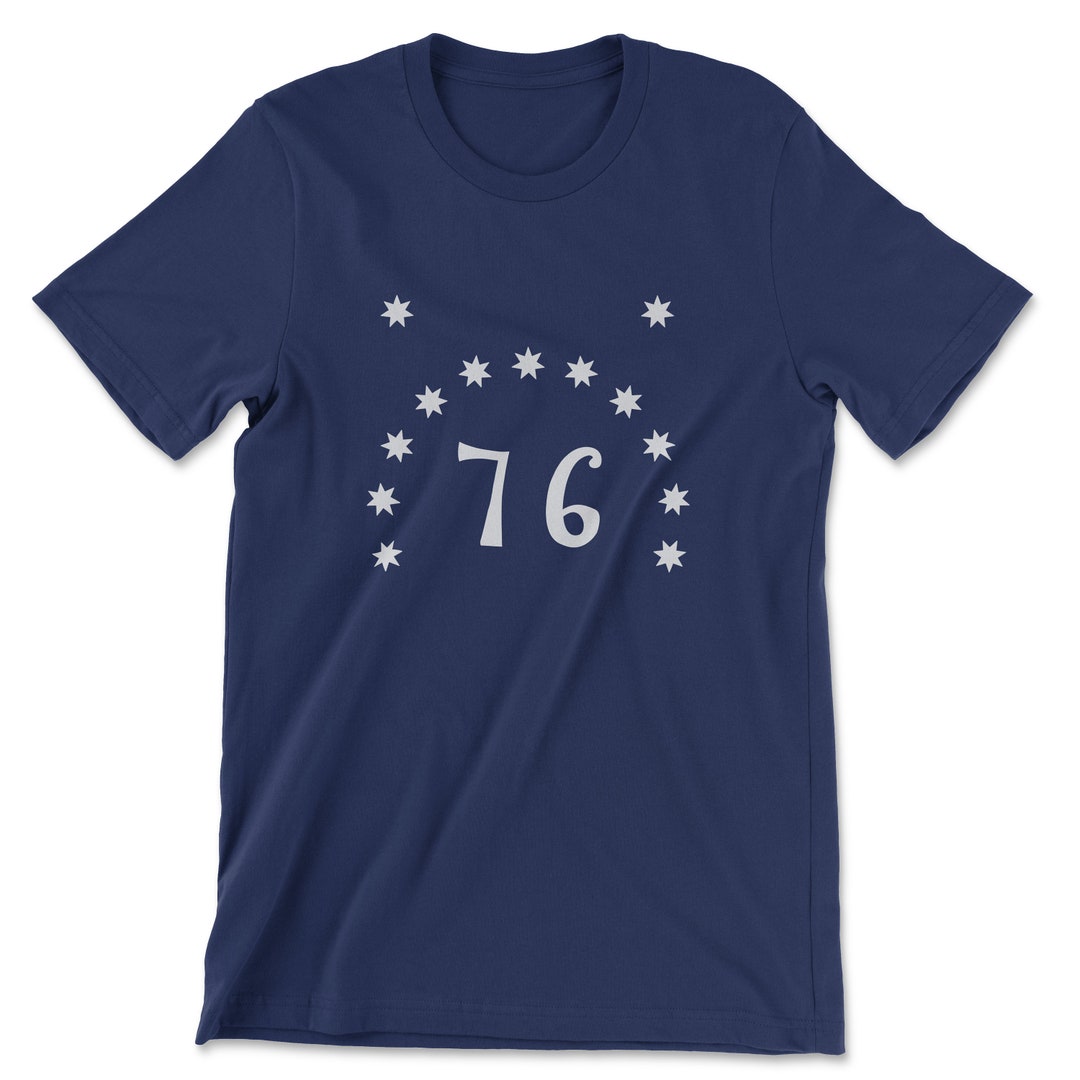 1776 FLAG Shirt Unisex Jersey Tee the Flag of the Original Patriots of ...