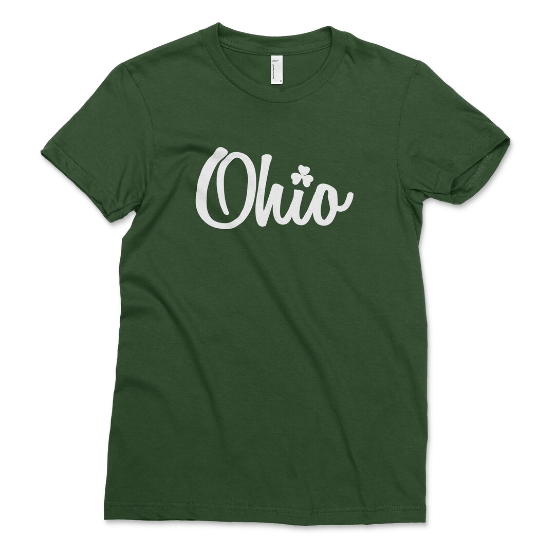 OHIO IRISH Shirt Women's Fine Jersey Classic Crewneck - Etsy