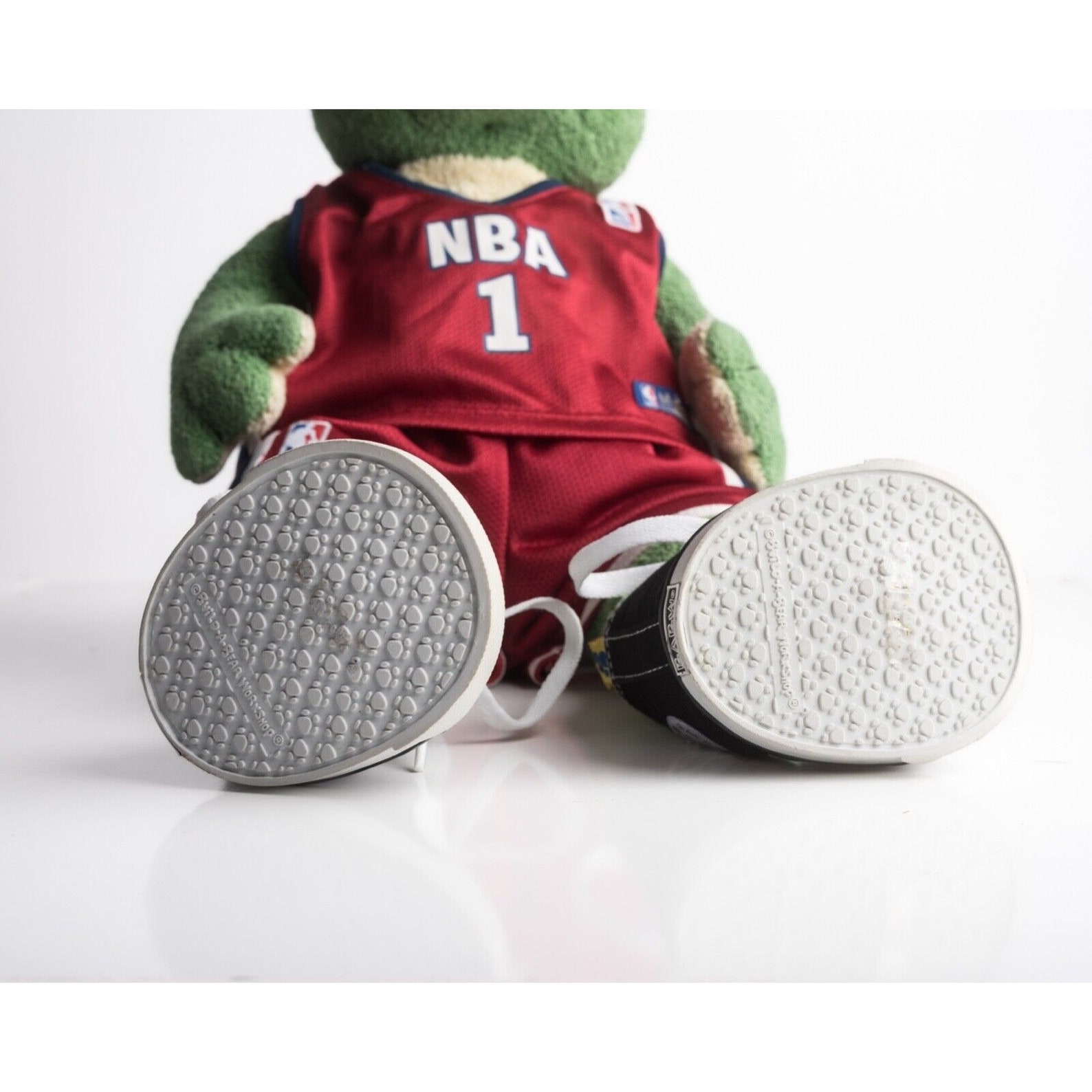 Build A Bear Workshop Stuffed Alligator Crocodile Red NBA Basketball ...
