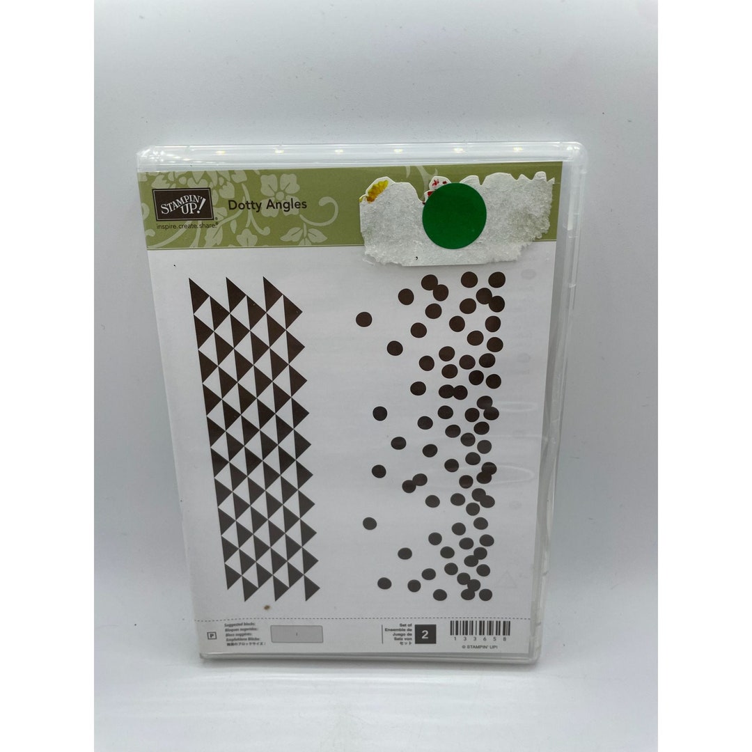 Stampin up Dotty Angles Set of 2 Background Borders New - Etsy