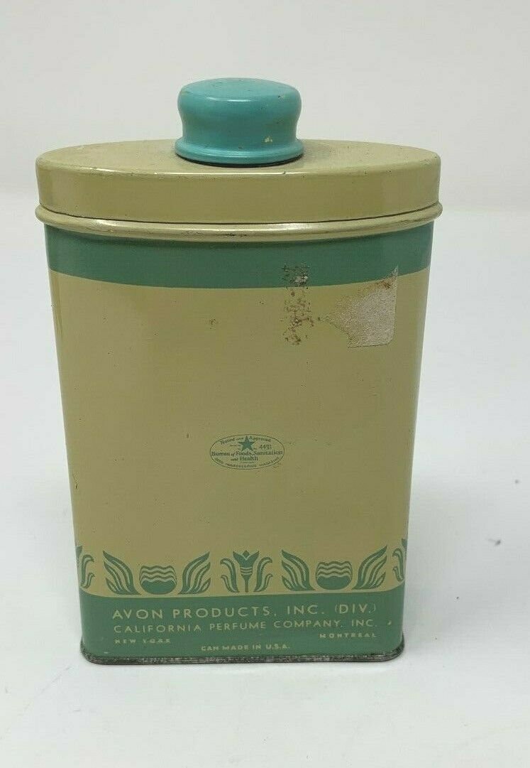 Vintage AVON Daphne Talcum Talc Powder Can 4.75 1928 Movie Prop Rare 90 ...