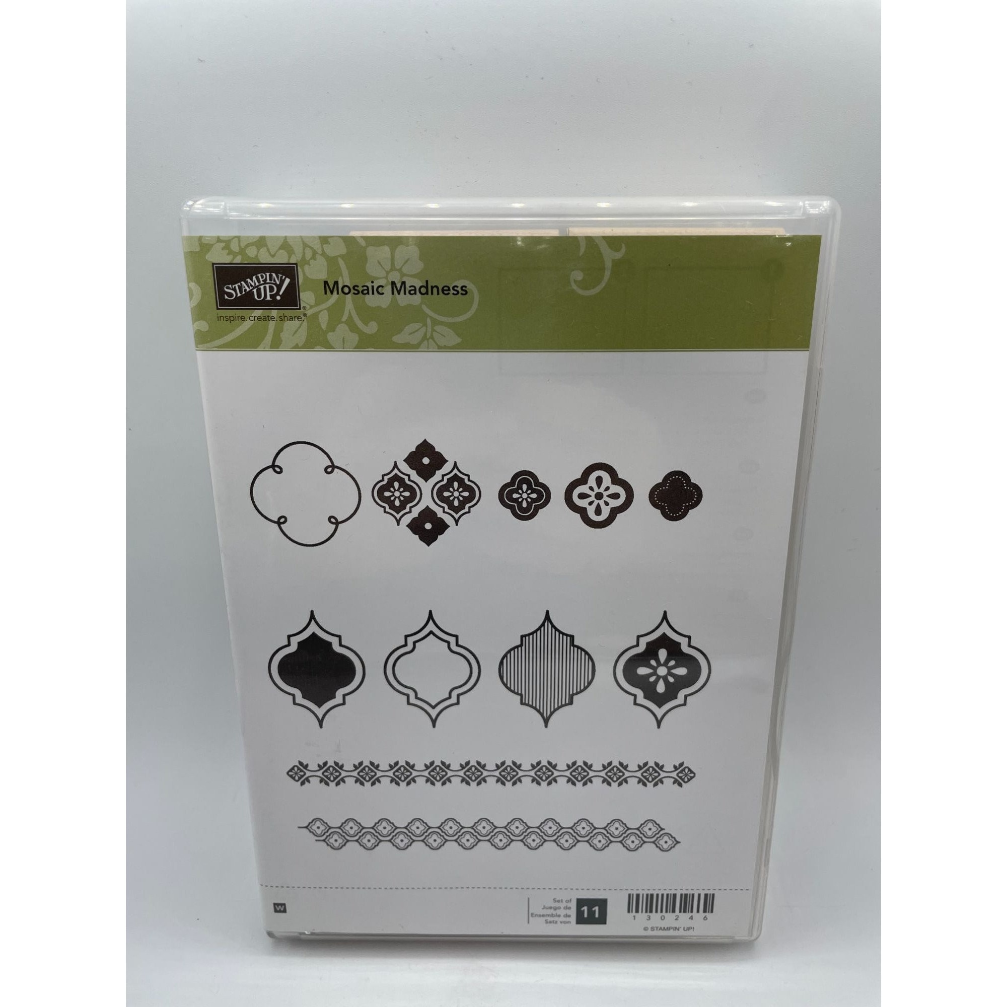 Stampin up Mosaic Madness Set of 11 Borders Shapes New - Etsy