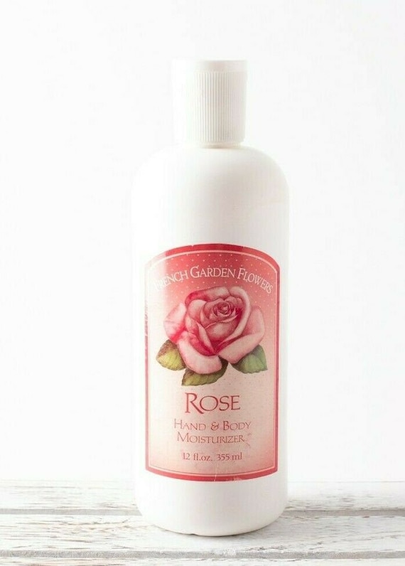 French Garden Flowers Rose Hand & Body Lotion Moisturizer 12 | Etsy
