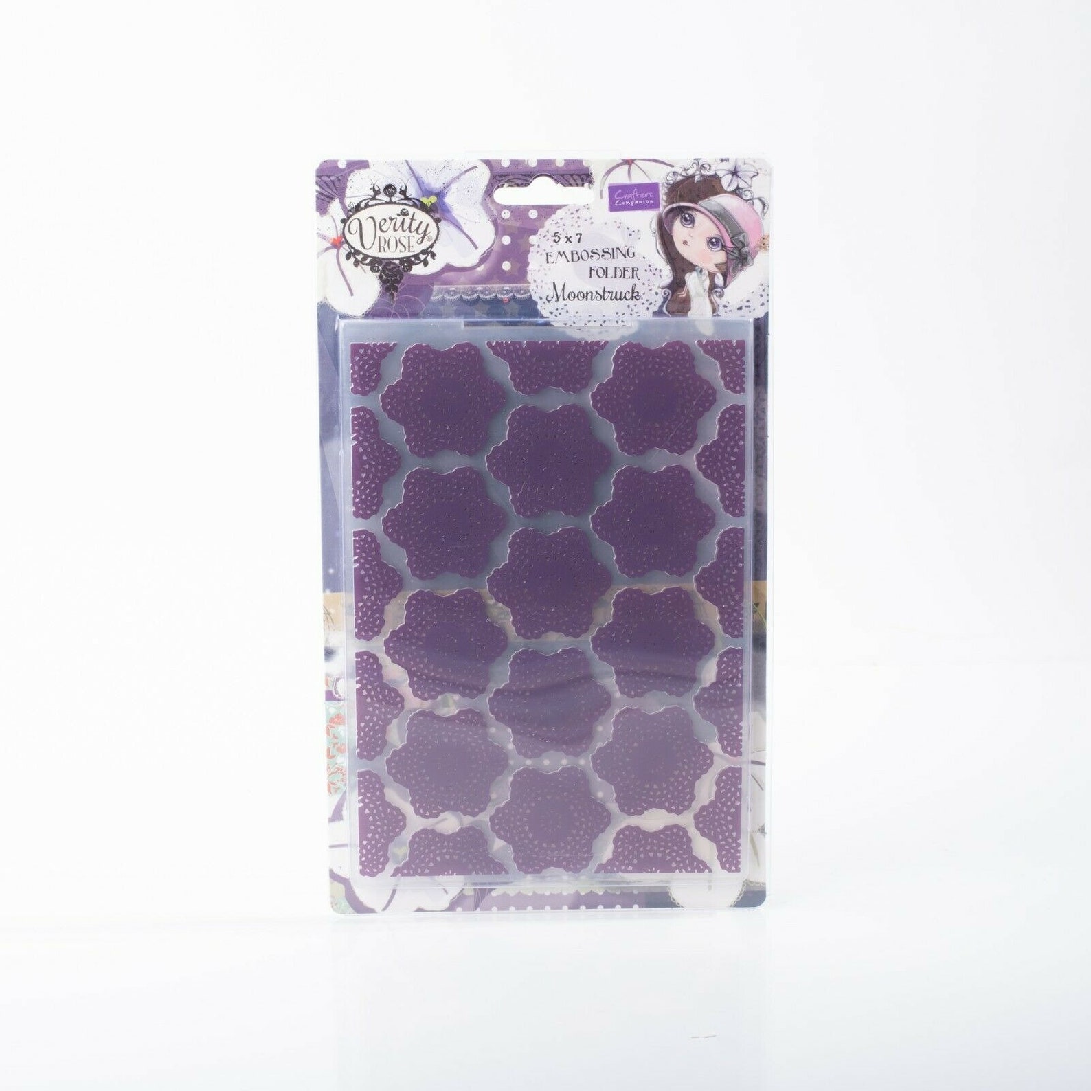 Crafters Companion Lot Verity Rose Embossing Folders 5 X 7" -moonstruck ...