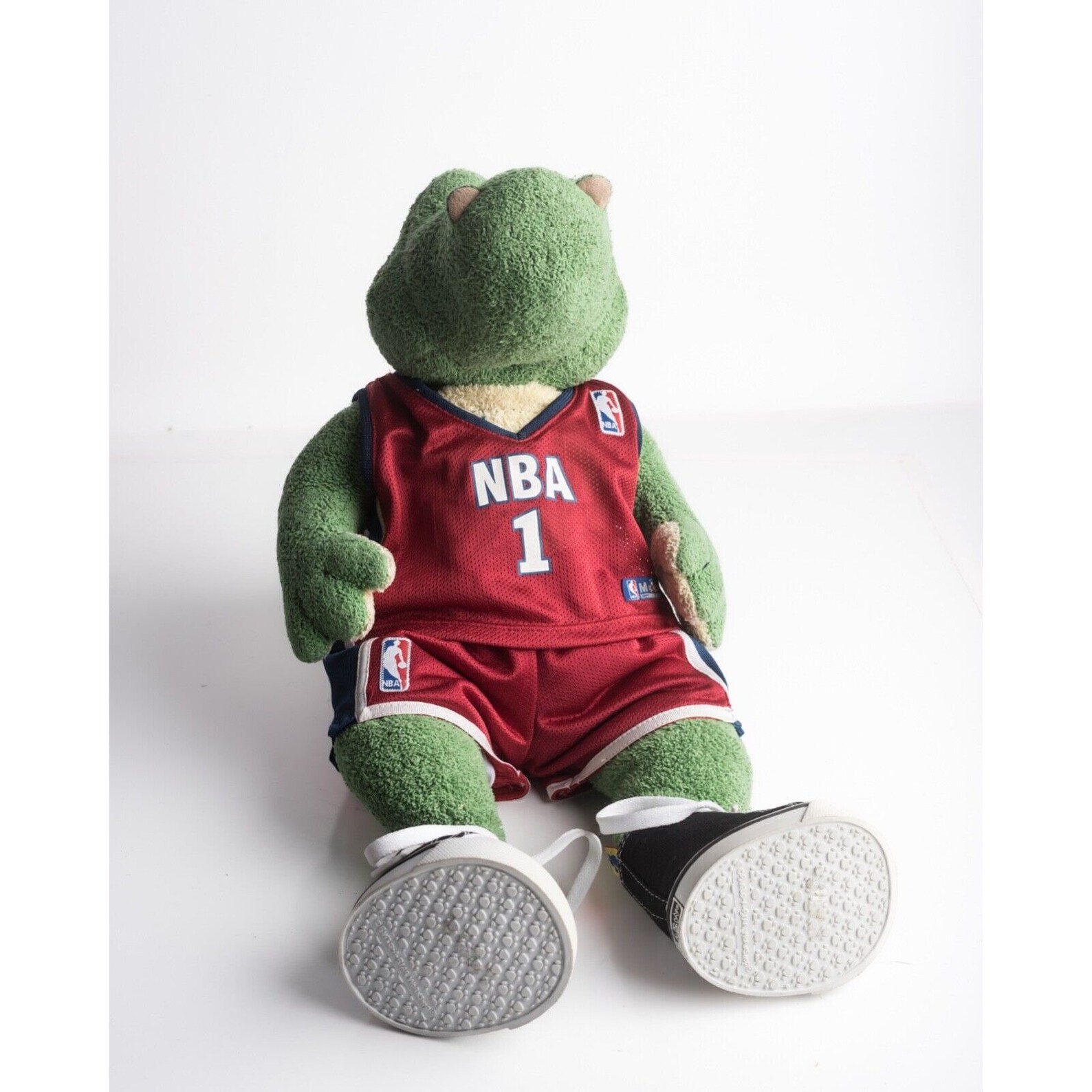 Build A Bear Workshop Stuffed Alligator Crocodile Red NBA Basketball ...