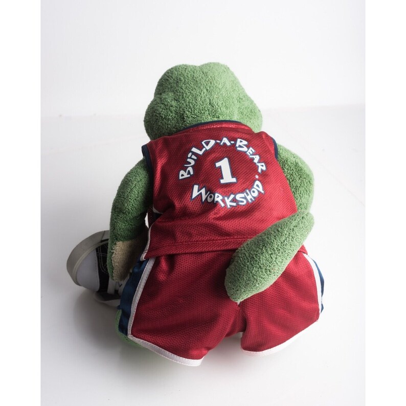 Build A Bear Workshop Stuffed Alligator Crocodile Red NBA Basketball ...