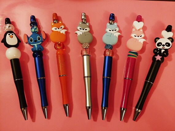 Beaded Character Pen Custom Pen Fun Pen Novelty Pen - Etsy