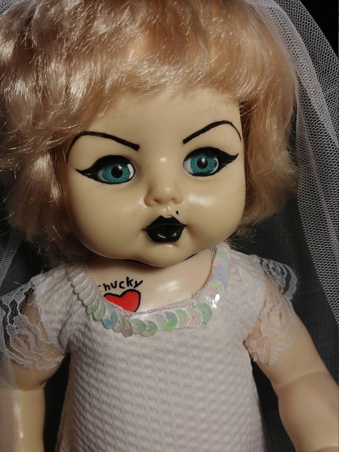 Tiffany bride of Chucky Inspired OOAK Reborn Doll - Etsy