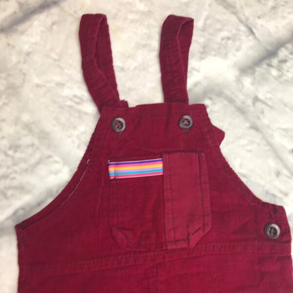 Red Overalls - Etsy