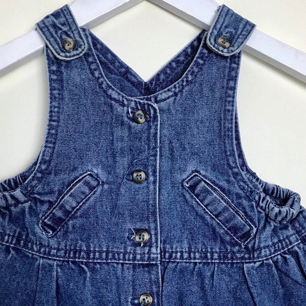 Denim Overalls Baby Girl - Etsy