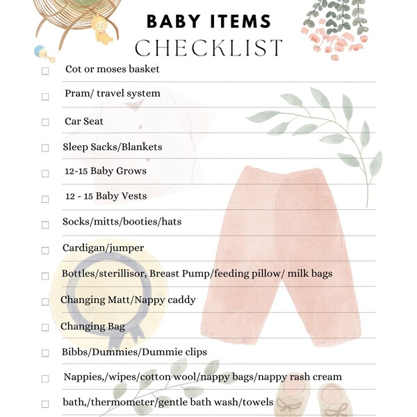 Baby Registry - Etsy