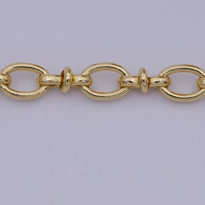 Gold Oval and Figure 8 Chain, Dainty Chain by Yard, Great Quality Bulk ...