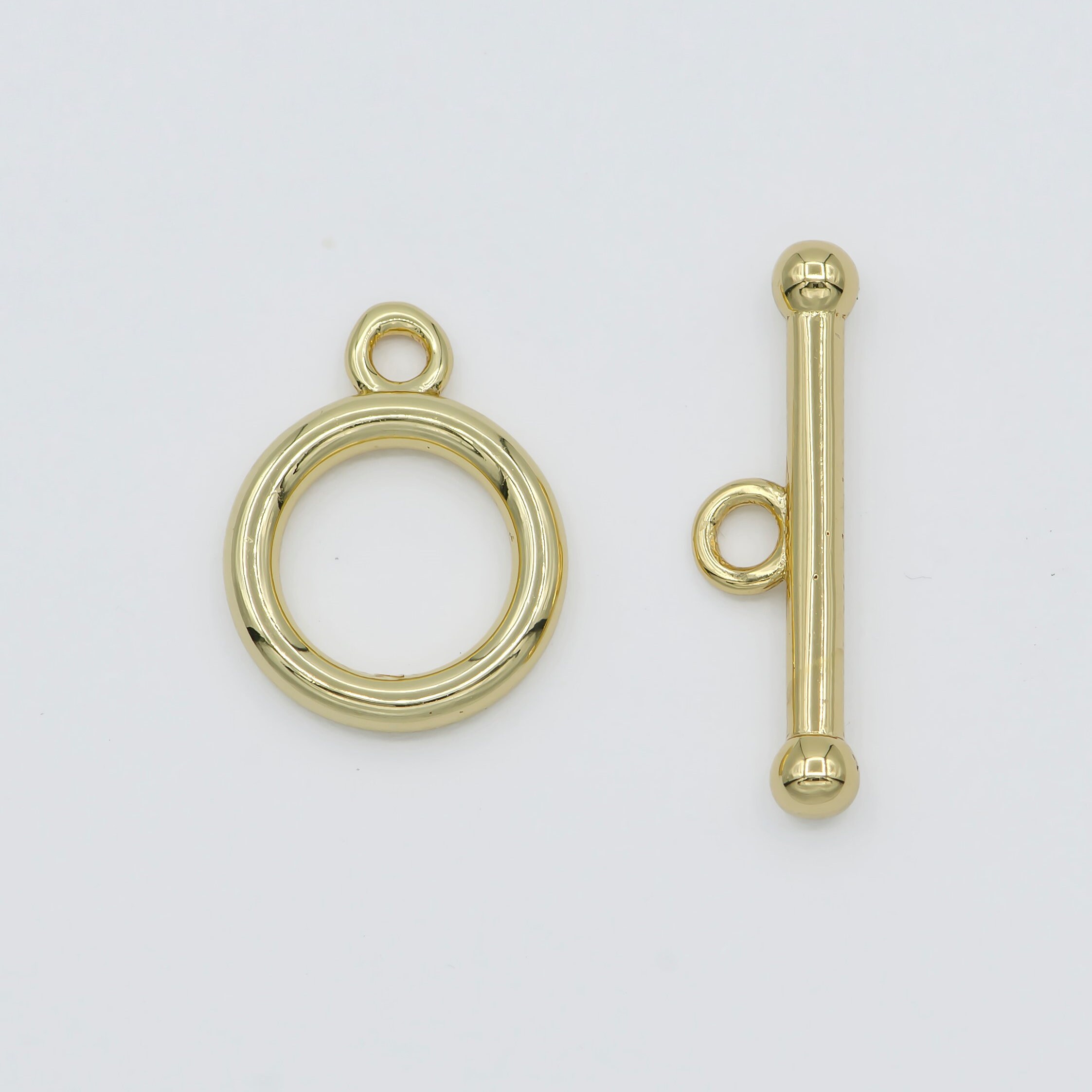 Simple Minimalist Gold Filled Toggle Clasp for DIY Jewelry - Etsy