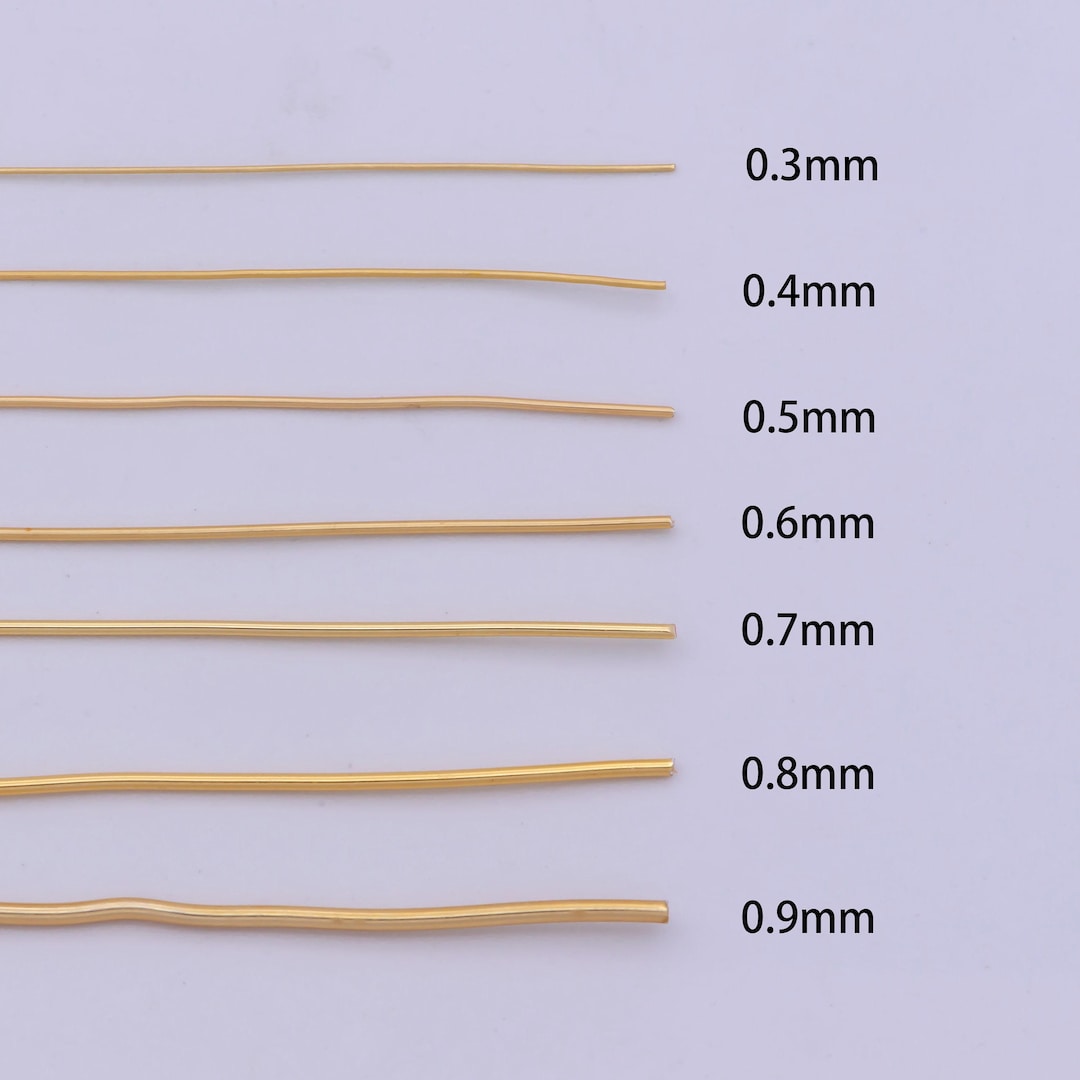 Gold Plated Non Tarnish Beading Wire for Craft Supply Copper Wire ...
