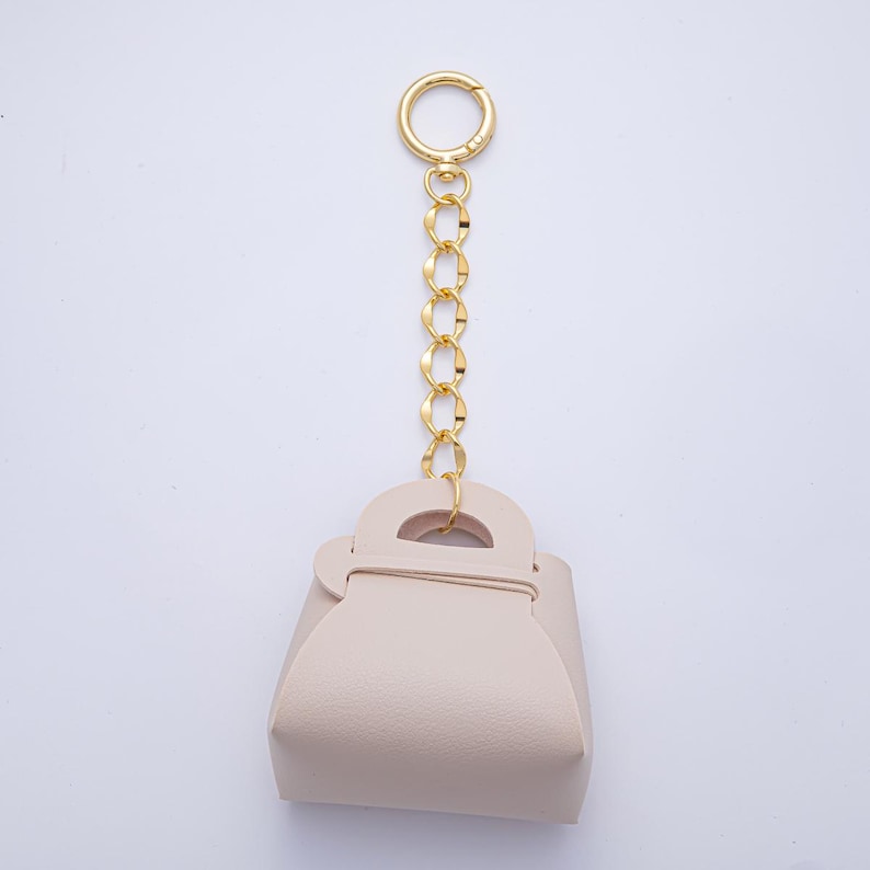 18k Gold Filled Faux Leather Black, Brown, Olive and Blue Mini Purse ...